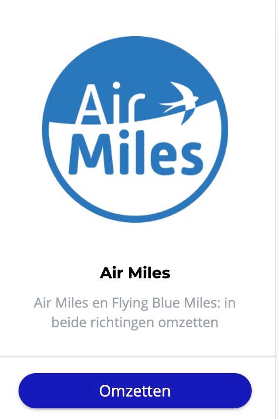 Air Miles overzetten naar Flying Blue miles - | IkVliegVeel.nl