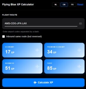 Alles over Flying Blue XP: Verdienen, Status & Strategieën ...
